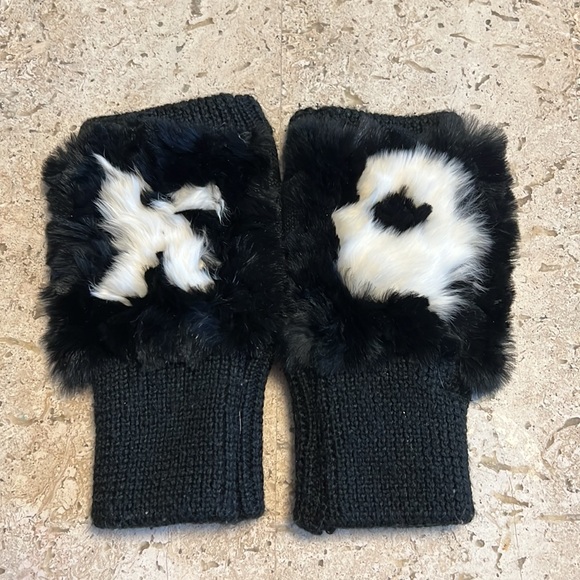 jocelyn | Accessories | Vintage Joselyn 0 Rabbit Fur Wool Fingerless ...